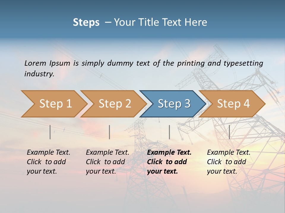 Pylon Energetic Tower PowerPoint Template - Download now for free ...