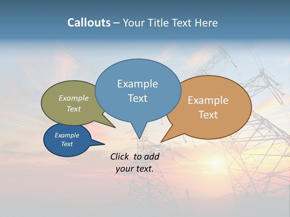 Pylon Energetic Tower PowerPoint Template - Download now for free ...