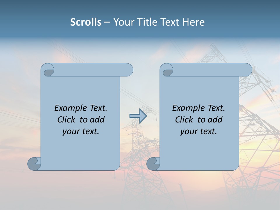Pylon Energetic Tower PowerPoint Template - Download now for free ...