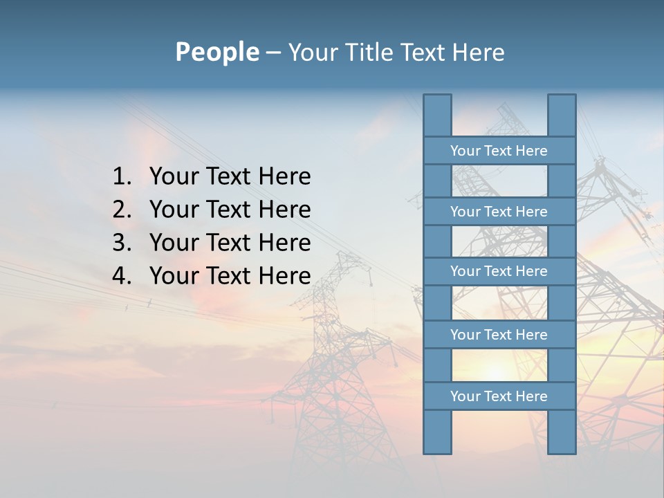 Pylon Energetic Tower PowerPoint Template - Download now for free ...